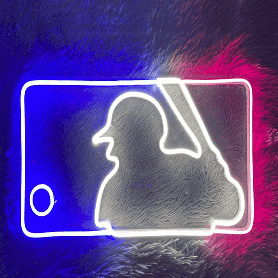 Baseball Card Neon Sign | Neon Hub NZ